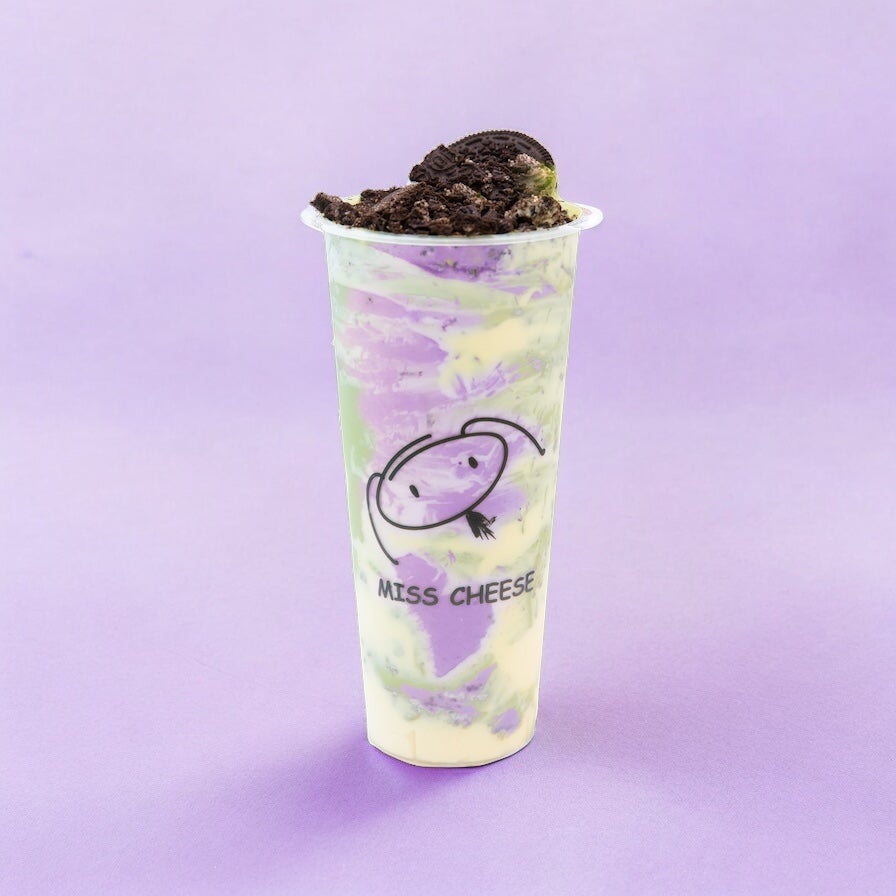 Oreo Brulee Taro Milk | Miss Cheese Tea Cafe